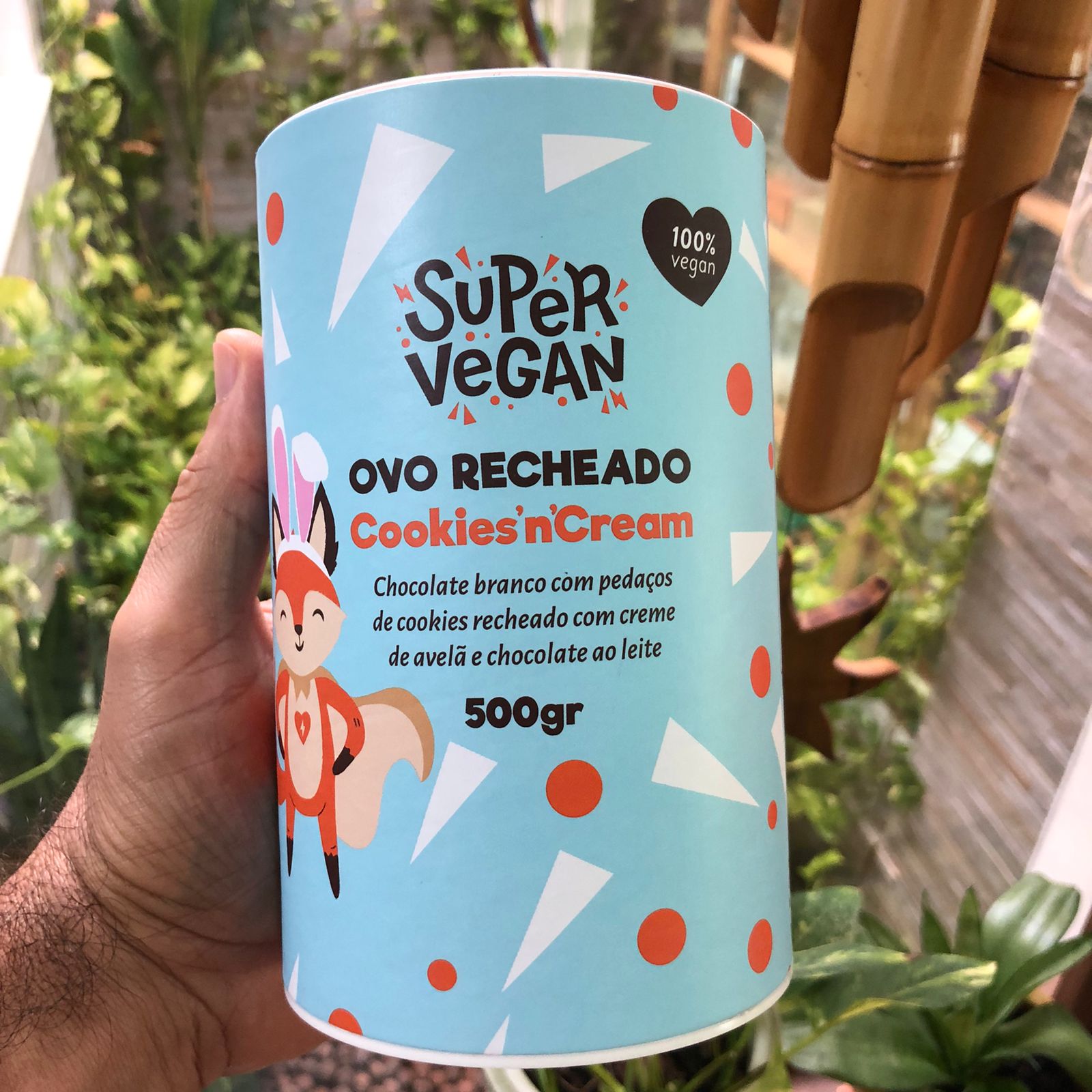 Ovo de Páscoa Recheado - Cookies'n'Cream (500g) - SuperVegan – Mercato ...
