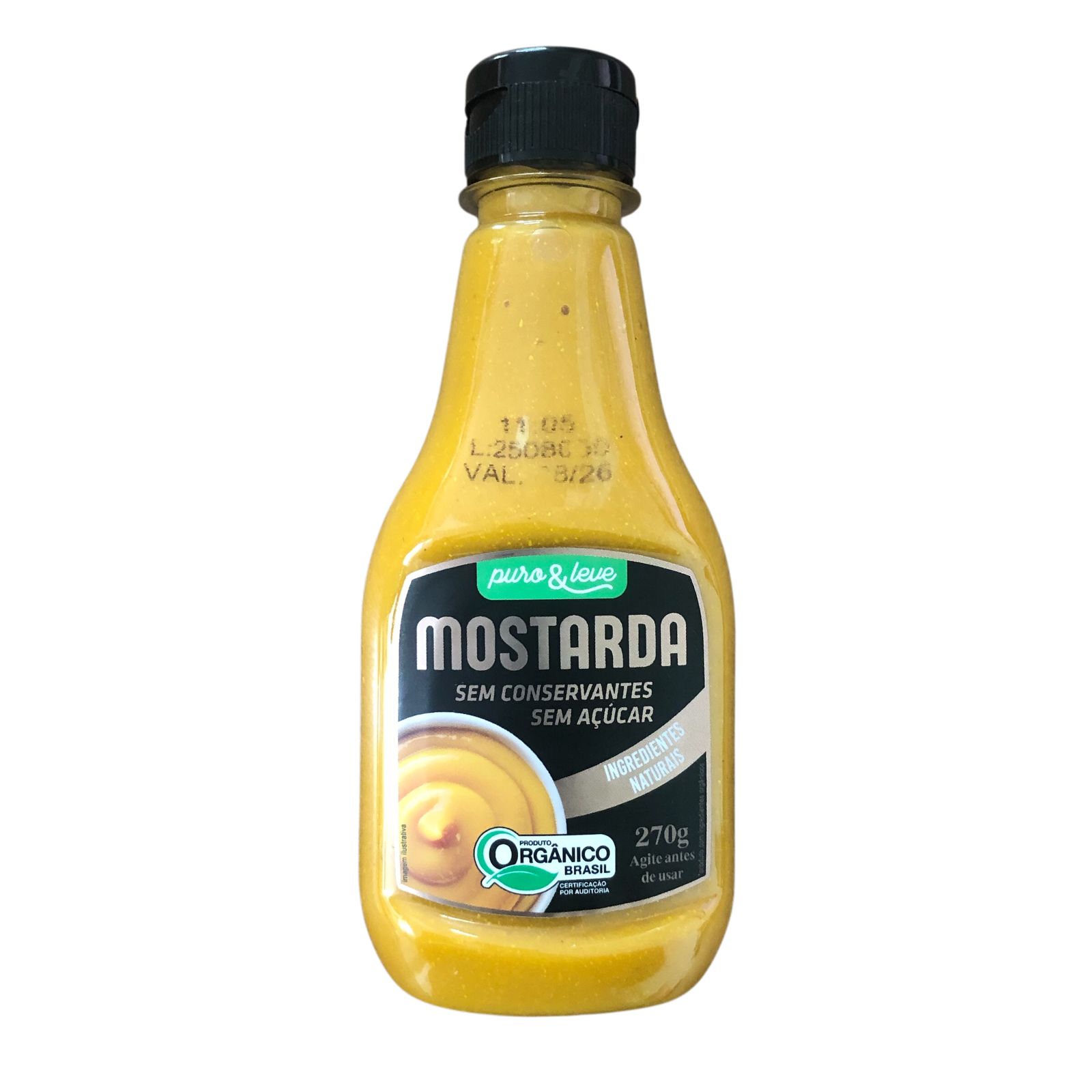 Mostarda 270g Sem açúcar Puro & Leve – Mercato Verde – Loja de Produtos ...